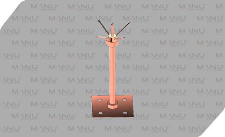 Copper Bonded Conventional Lightning Arrester – Manu India Earthing