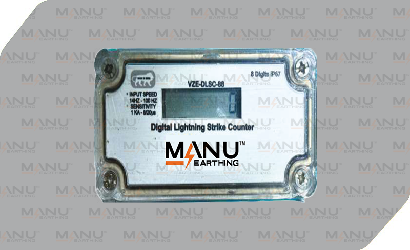 Digital Lightning Strike Counter - Manu India Earthing